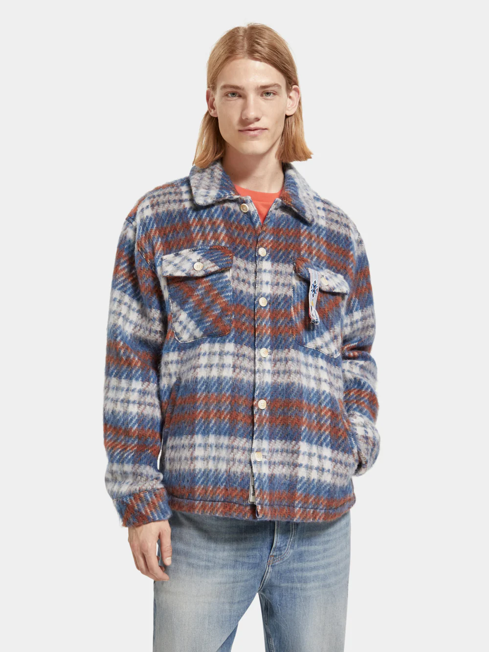Brushed Check Overshirt | Emporium Bellingen